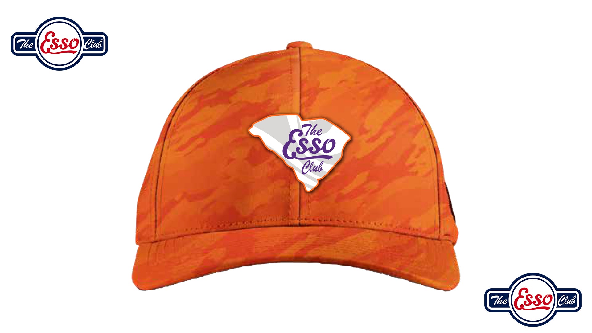 Orange Branded Bills SC Patch Hat – The Esso Club