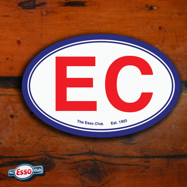 The Esso Club Bumper Decal